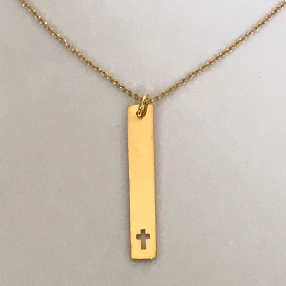 Lenox | Jewelry | New Cross Bar Necklace | Poshmark